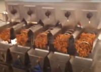 China High Accuracy Memory Bucket Sticky Meat Multihead Weigher Scale 14 Head for sale