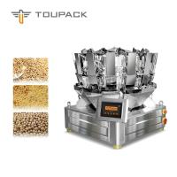 China Rice Sugar Granules Multihead Weigher With SUS304 Main Frame Anti - Leakage Linear Plate for sale