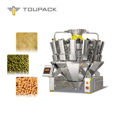 China 2KW Mini 14 Heads 0.8L Granules Multihead Weigher For Rice for sale