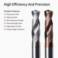 China Custom Carbide Tungsten Drill Bit Hss Straight Taper Shank 2 Flutes for sale