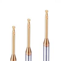 China Micro Deep Groove Long Neck Milling Cutter , 0.1mm Corner Radius End Mills for sale