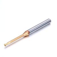 China Micro Deep Groove Long Neck Milling Cutter , 0.1mm Corner Radius End Mills for sale