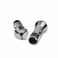 China Precision Swiss Lathe Collets Main Spindle Hex Bore Spring Steel and Carbide Material for sale