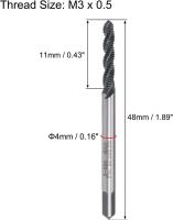 China 80 Length High Speed Steel Tap Norms Right Hand Thread Direction for sale