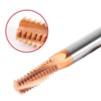 China CNC Machine Full Teeth Threading End Mill 4 Flutes For Aluminum And Steel for sale