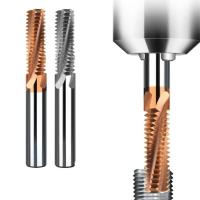 China CNC Machine Full Teeth Threading End Mill 4 Flutes For Aluminum And Steel for sale