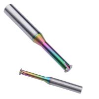 China DLC Coating Threading End Mill Single Tooth 60 Degree For Aluminum for sale