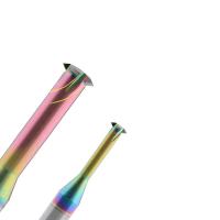 China DLC Coating Threading End Mill Single Tooth 60 Degree For Aluminum for sale