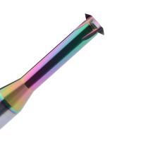 China DLC Coating Threading End Mill Single Tooth 60 Degree For Aluminum for sale