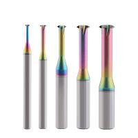 China DLC Coating Threading End Mill Single Tooth 60 Degree For Aluminum for sale