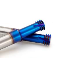 China HRC68 Degree Threading End Mill Cutter Metric ISO Three Teeth For CNC Machining for sale