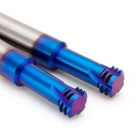 China HRC68 Degree Threading End Mill Cutter Metric ISO Three Teeth For CNC Machining for sale
