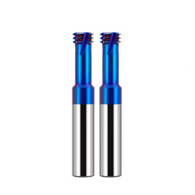 China HRC68 Degree Threading End Mill Cutter Metric ISO Three Teeth For CNC Machining for sale