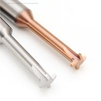 China 30 Degree Trapezoidal Thread Milling Cutter ACME Tr Solid Carbide T Type Single Tooth for sale