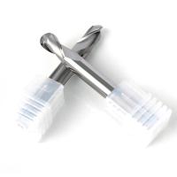 China Aluminum Solid Carbide Ball Nose Milling Cutter End Mill Wear Resistant for sale