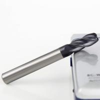 China HRC55 Carbide End Mills Corner Radius For Prehardening Steel for sale
