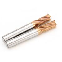 China HRC58 Solid Carbide Roughing End Mill Cutter Nano Coating For Steel for sale