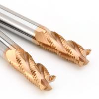 China HRC58 Solid Carbide Roughing End Mill Cutter Nano Coating For Steel for sale