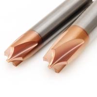 China Solid Carbide Chamfer End Mill 4 Flutes 90 Degree R0.5R1R2R3 for sale