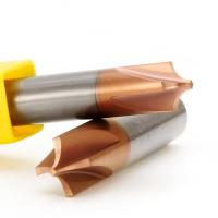 China Solid Carbide Chamfer End Mill 4 Flutes 90 Degree R0.5R1R2R3 for sale