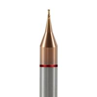 China 2 Flutes Radius Cutter End Mill , TiAlN Coating Solid Carbide Milling Tools for sale