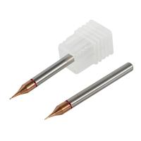 China 2 Flutes Radius Cutter End Mill , TiAlN Coating Solid Carbide Milling Tools for sale