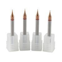 China 2 Flutes Radius Cutter End Mill , TiAlN Coating Solid Carbide Milling Tools for sale