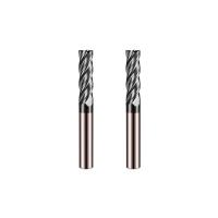 China Solid Carbide Micro Diameter End Mill 4 Flutes HRC 58 Degree For Milling Tools for sale