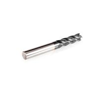 China Solid Carbide Micro Diameter End Mill 4 Flutes HRC 58 Degree For Milling Tools for sale