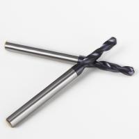 China Carbide Round Shank Drill Bits With Titanium Nitride Coating for sale