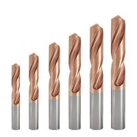 China Right Hand Carbide Drill Bits 2-3/4 Length For Metal Drilling for sale