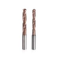 China Right Hand Cutting Carbide Twist Drill With Titanium Nitride Coated for sale