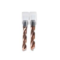 China Right Hand Cutting Carbide Twist Drill With Titanium Nitride Coated for sale