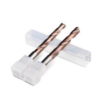 China Right Hand Cutting Carbide Twist Drill With Titanium Nitride Coated for sale