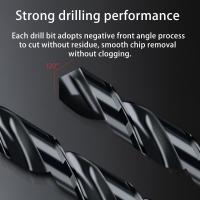 China 2-3/4 Length Carbide Drill Bits Cutting With Titanium Nitride Coating for sale