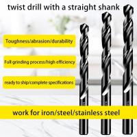 China 2-3/4 Length Carbide Drill Bits Cutting With Titanium Nitride Coating for sale