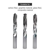 China Right Hand Cutting Carbide Drill Bits With Round Shank Titanium Nitride Coating for sale