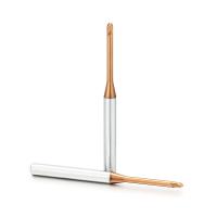 China Micro Diameter 2 Flutes End Mill Long Neck With Carbide Material for sale