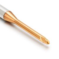 China Micro Diameter 2 Flutes End Mill Long Neck With Carbide Material for sale