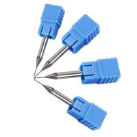 China Precise Micro Diameter Long Neck End Mill For Aluminum Copper Steel for sale