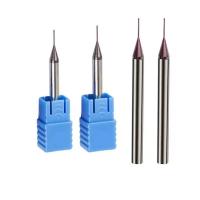 China Precise Micro Diameter Long Neck End Mill For Aluminum Copper Steel for sale
