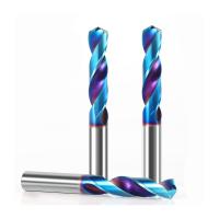 China Straight Flute Carbide Drill Bits Round Shank For Drilling Holes for sale