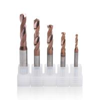 China Straight Flute Carbide Drill High Precision Step Drill 3XD/5XD Solid Carbide Cutting Drill for sale