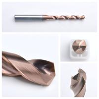 China 5XD Round Shank solid carbide drills factory direct sale step drill for steel and iron for sale