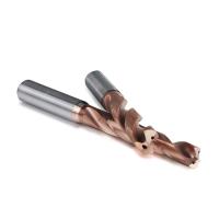 China Inner Coolant Hole Carbide Drill Insight Cutting Tools DIN 3XD Step Drill For Stainless Steel for sale