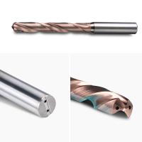 China Inner Coolant Hole Carbide Drill Insight Cutting Tools DIN 3XD Step Drill For Stainless Steel for sale