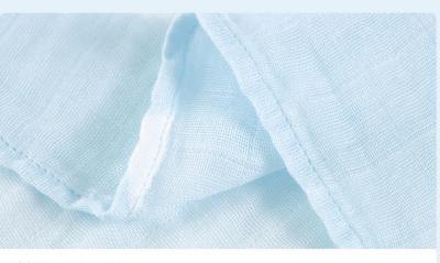 China 30S Safe Woven Blue Baby Gauze Towels 100% Modal Strong Color Fastness for sale