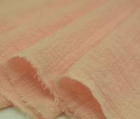 China Environmental 110GSM Muslin Blanket Fabric Orange Gauze Fabric for sale