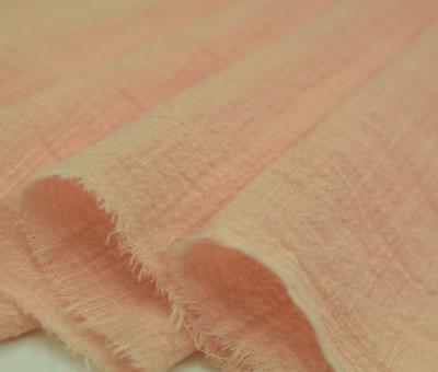 China Environmental 110GSM Muslin Blanket Fabric Orange Gauze Fabric for sale