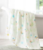 China Five Layers 240GSM Thin Gauze Fabric Swaddle Blanket Fabric Breathable for sale